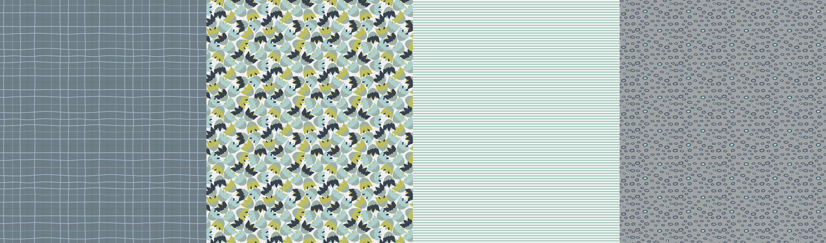 Jen Kingwell, Greenstone 18226-11 Lollies Raincloud Cotton Fabric ...
